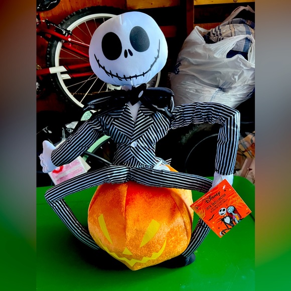 Disney | Other | Nightmare Before Christmas Jack Skeleton Greeter ...